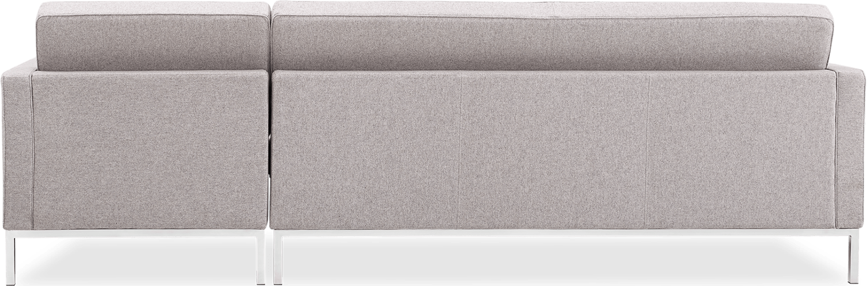 Knoll Corner Sofa - Wool/Black | Designer Editions