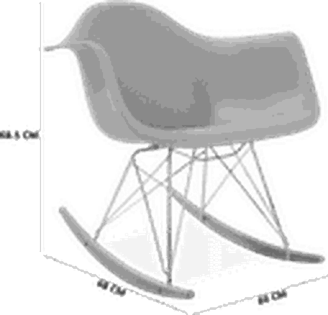 RAR Style Plastic Rocking Chair | Designer Editions
