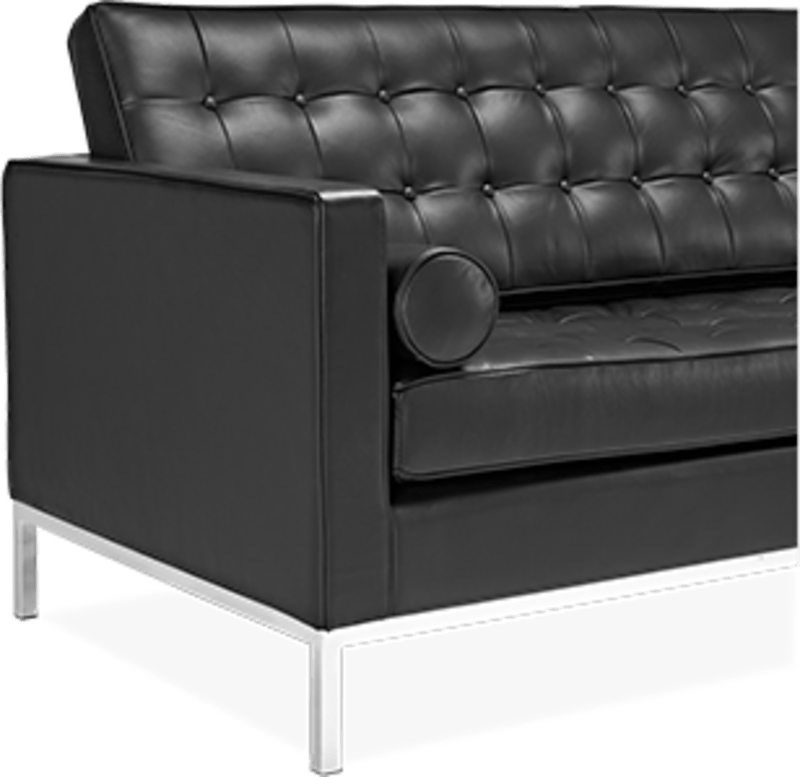 Knoll Corner Sofa - Wool/Black | Designer Editions